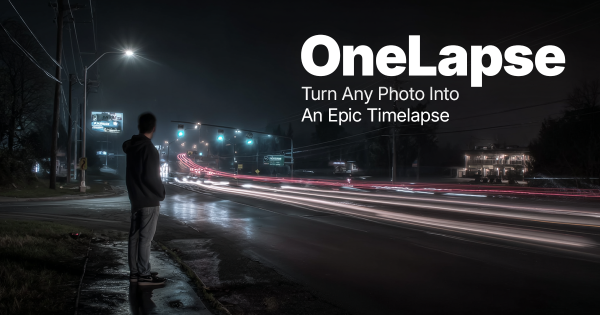 Create Timelapse - OneLapse AI Video Creator